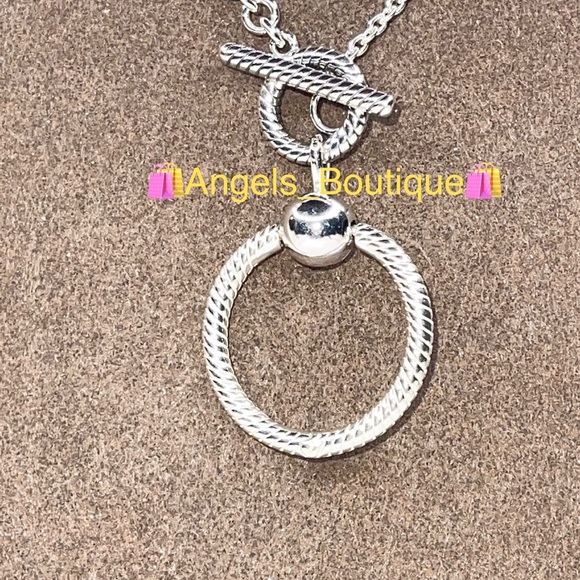 Pandora | Jewelry | New Pandora Moments O Pendant Tbar Necklace | Poshmark